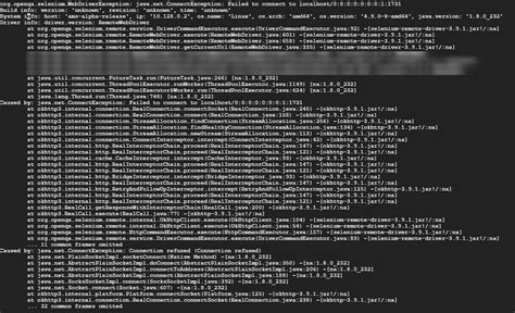 Connectexception Failed To Connect To Localhost000000