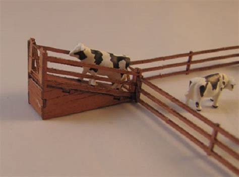 Trackside Models N Scale Laser Cut Cattle Yard And Loading Ramp SM001 Somerset Models