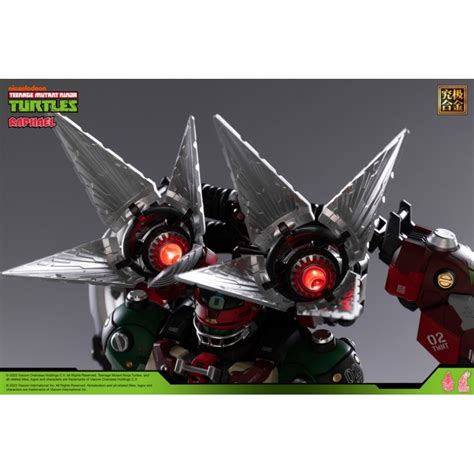 Heat Boys Tmnt Hb0013 Raphael Figure Die Cast Frame Mecha Bandai