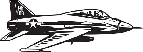 Thunderstrike Air Force Thunderbolt Icon Vector Emblem Storm Surge