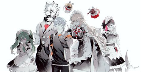 Ellen Joe Von Lycaon Wise Corin Wickes And Alexandrina Sebastiane Zenless Zone Zero Drawn