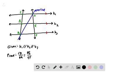 Solveduse The Diagram With The Auxillary Line Drawn To Write A