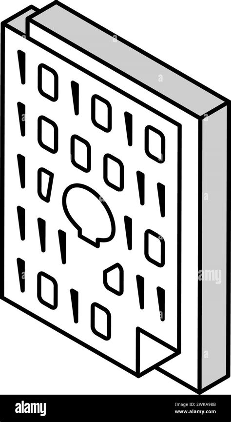 Code Of Security Software System Isometric Icon Vector Illustration