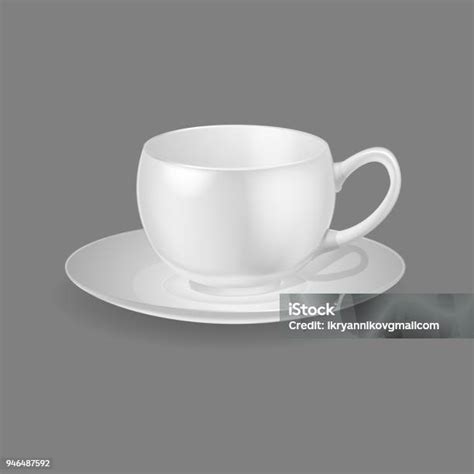 현실적인 템플릿 모형 도자기 도자기입니다 음료에 대 한 낯 짝 요리 3차원 형태에 대한 스톡 벡터 아트 및 기타 이미지 3차원 형태 공란 달콤한 음식 Istock