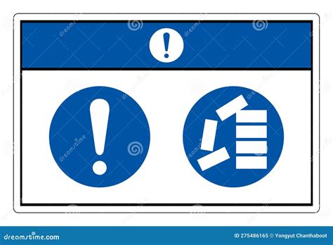 Notice Stack Correctly Symbol Sign Vector Illustration Isolate On White Background Label