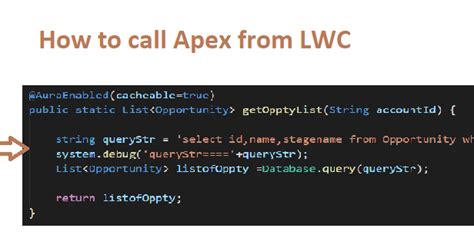 How To Call An Apex Method From A Lightning Component Openr