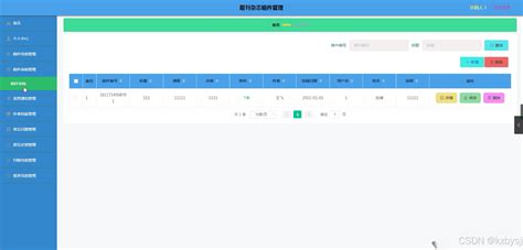 Java期刊杂志稿件管理系统开题源码期刊在线投稿系统java Csdn博客