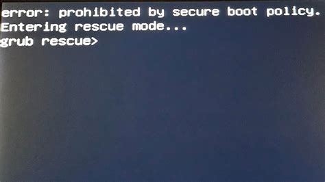 Can T Boot With Secure Boot Newbie EndeavourOS