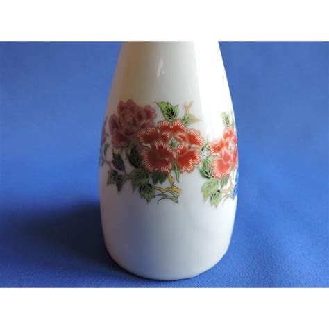 Vintage 1970s Japanese Hand Painted Sake 5 Piece Set Birds With