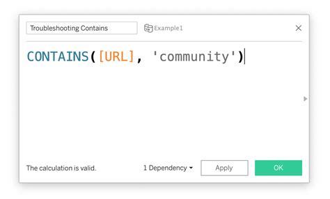 Troubleshooting Tableau Contains Functions