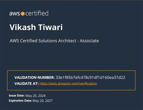 Vikash Tiwari On Linkedin Aws Certification Cloudcomputing