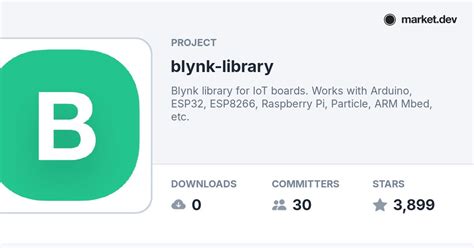 blynk library ecosystem directory market dev