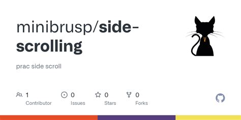 github minibrusp side scrolling prac side scroll