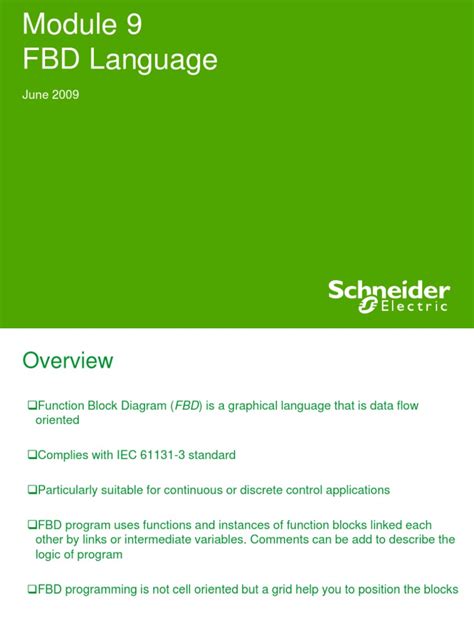 Module 9 Fbd Language Subroutine Software Development