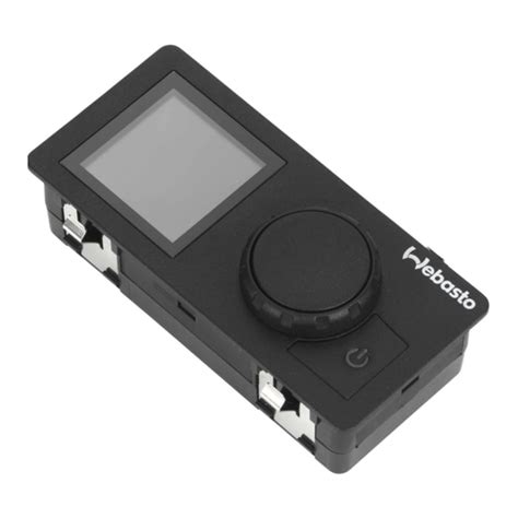Webasto Unicontrol Controller Operating Instructions Manual Manualslib