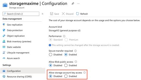 Disable Sas Key For A Storage Account Zigmax It Blog