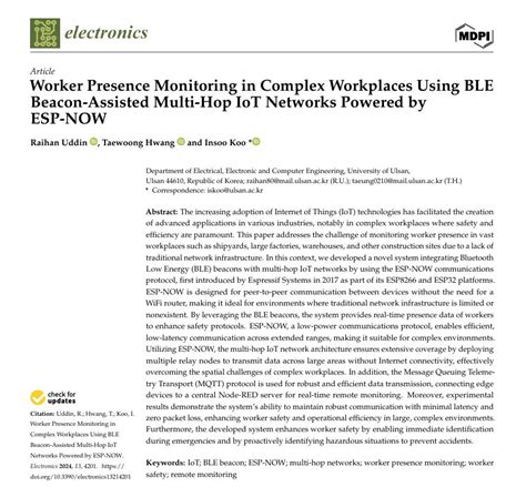 Raihan Uddin On Linkedin Iot Multihop Iotnetworks Espnow Remotemonitoring