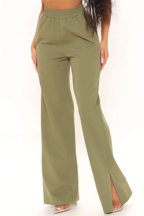 Pretty Girl Club Pant Set Olive Fashion Nova