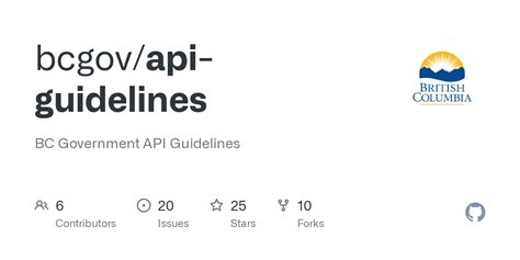Github Bcgovapi Guidelines Bc Government Api Guidelines
