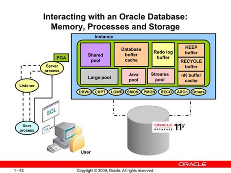 Exploring The Oracle Database Architectureppt
