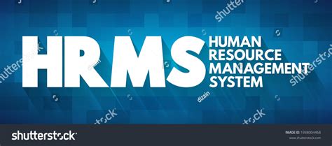 Hrms Human Resource Management System Suite Stock Vector Royalty Free 1938004468 Shutterstock