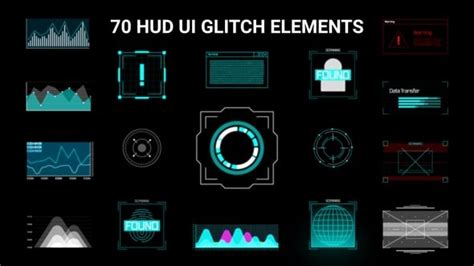 Download Hud Ui Glitch Elements Videohive