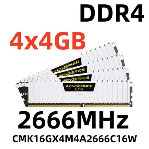 Corsair Ram Vengeance Ddr4 16 Gb Desktop Memory Dimm For Pc 2666 Mhz