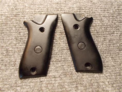 Custom Grips Taurus Pt58 Pt92 Compact Decocker Version Smooth Black Ebay