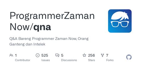 issues · programmerzamannow qna · github