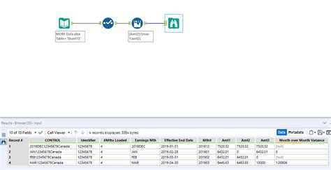 Solved Multi Row Formula Tool Month Over Month Variance Alteryx