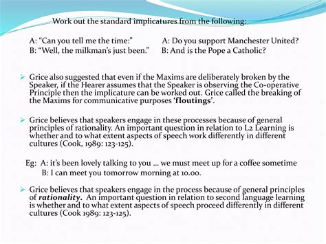 Pragmatics And Discourse Context And Speech Acts Pptx