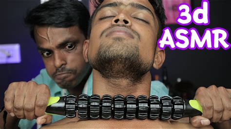 Asmr Massage Therapy With Deep Pressure Head Neck Shoulder Massage