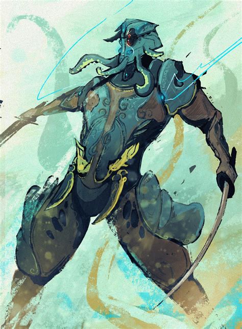 Artstation Hydroid Warframe Fanart