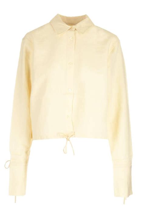 토템 여성 셔츠 블라우스 Ivory Shirt N19toteme