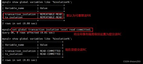 Mysql事务与存储引擎相关设置修改数据库事务rc 永久生效 Csdn博客