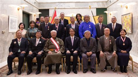 Япон Улсын Цог Жавхлант Эзэн Хааны одон хүртсэн Хүндэт эрхмүүдийн хүлээн авав Newswall