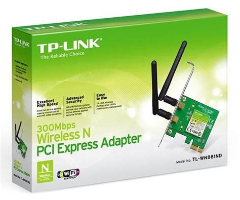 Placa Pci Express Tp Link Wireless Antenas Mbps Tl Wn Nd Pichau