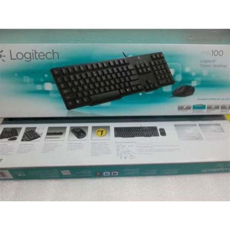 Promo Logitech Mk 100 Desktop Usb Diskon 10 Di Seller Dikaza Store Cengkareng Timur Kota