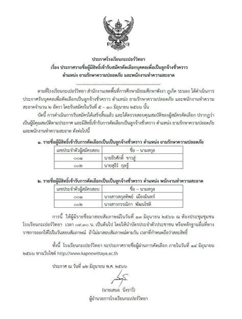 ประชาสัมพันธ์โรงเรียนกะเปอร์วิทยา โรงเรียนกะเปอร์วิทยา