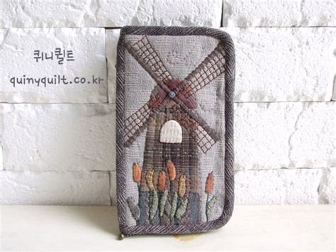 풍차 장지갑 도안 퀼트 퀼트 블럭 풍차