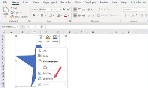 how to edit a shape in excel excelnotes