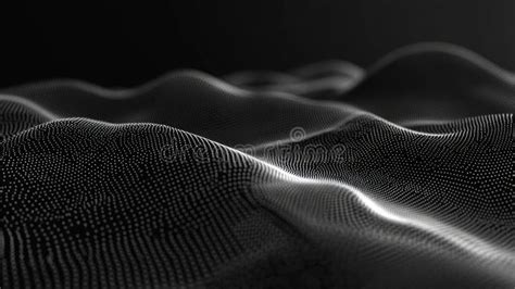 Abstract Black And White Dotted Wave Pattern Stock Illustration Illustration Of Modern Dots