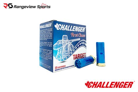 Challenger First Class Target Load 12ga 2 34 8 Shot 1 18oz 1200fps