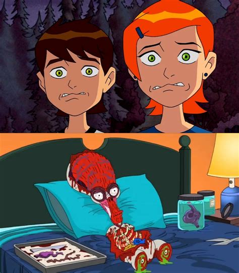 Ben And Gwen Disgusted By Roger Smith Dying By Humanglitch82 On Deviantart