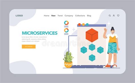 Back End Development Web Banner Or Landing Page Coding Software Stock
