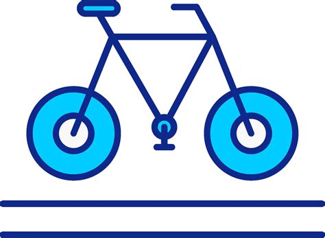 Bicyle Blue Filled Icon 37207588 Vector Art At Vecteezy