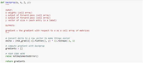 W Part Three Backpropagation Graded In This Chegg Com