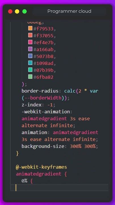 How To Make Animated Gradient Border Html Css Youtube
