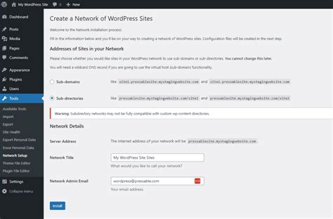 How To Convert A Wordpress Site Into A Multisite Pressable