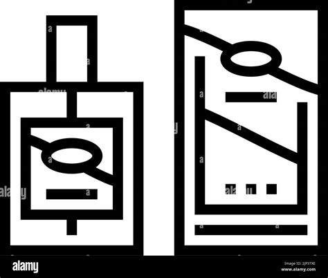 Package Fragrance Bottle Perfume Line Icon Vector Illustration Stock Vector Image And Art Alamy